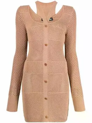 ANDREĀDAMO Knitted Midi Dress