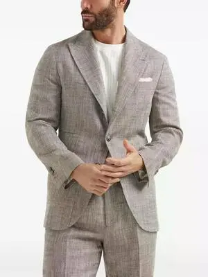 Brunello Cucinelli Chevron Blazer