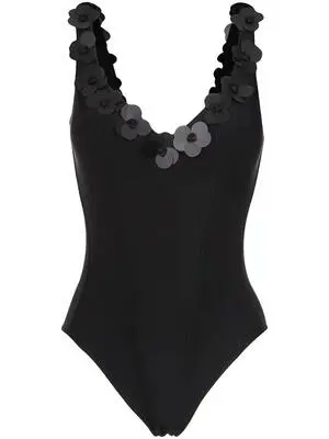 AMIR SLAMA Embellished Swimsuit - Black
