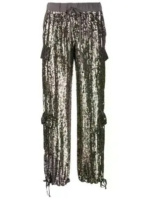 P.a.r.o.s.h Gamma Sequin-embellished Trousers
