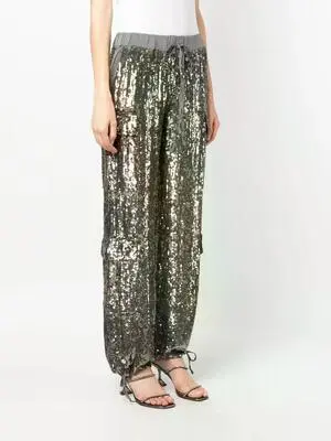 P.a.r.o.s.h Gamma Sequin-embellished Trousers