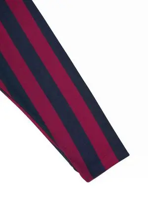 PAULA Cotton Striped Blazer - Red