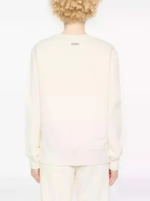 AUTRY Logo-patch Cotton Sweatshirt
