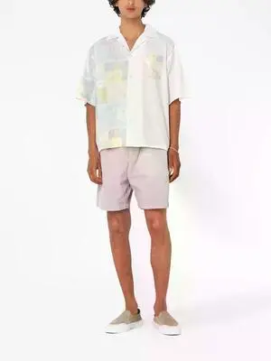 John Elliott Floral-print Short-sleeve Shirt