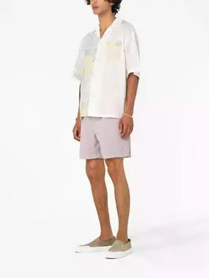John Elliott Floral-print Short-sleeve Shirt