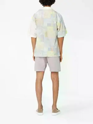 John Elliott Floral-print Short-sleeve Shirt