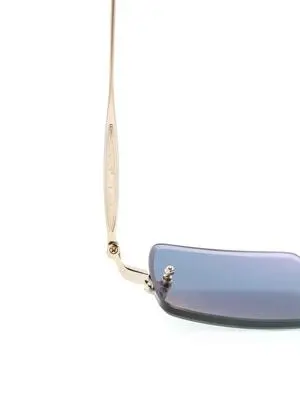 Matsuda Square-frame Sunglasses - Black