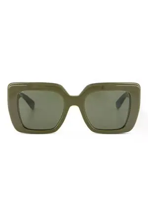 EMMANUELLE KHANH Square Frame Sunglasses - Green