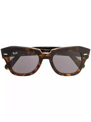 Ray-ban Square Frame Sunglasses - Brown
