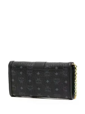 Mcm Large Tracy Crossbody Wallet - Black