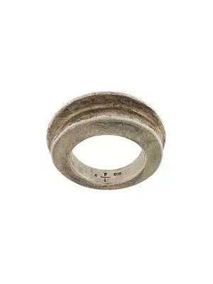PARTS OF FOUR Foldform Crescent Ring - Silver