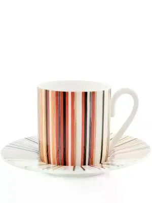Missoni Jenkins Coffee Cup And Saucer - Orange