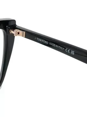 TOM FORD Geometric-frame Glasses - Black