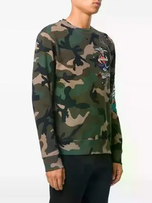 Valentino Garavani Camouflage-print Sweatshirt