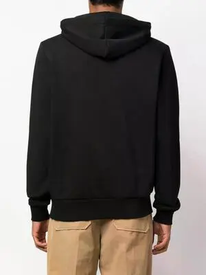 Lacoste Appliqué-logo Zip-up Hoodie - Black