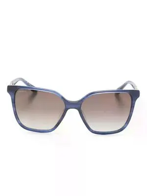 ASPINAL OF LONDON Ellen Square-frame Sunglasses - Blue