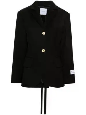 PATOU Single-breasted Belted Blazer
