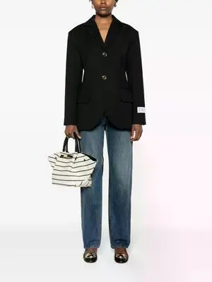 PATOU Single-breasted Belted Blazer