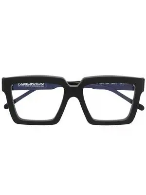 KUBORAUM Matte Square Frame Glasses - Black