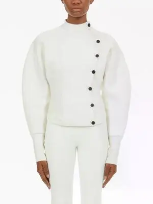 FERRAGAMO Asymmetric Knitted Jacket