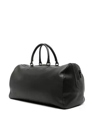 Roberto Cavalli Rc Plaque Leather Holdall Bag