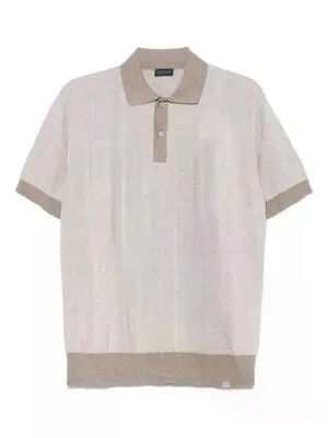 Paul & Shark Knitted Polo Shirt - Neutrals