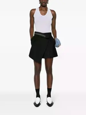Fendi Folded-waist Wrap Shorts