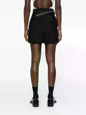 Fendi Folded-waist Wrap Shorts
