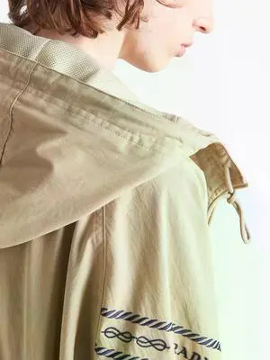 Prada Logo-embroidered Hooded Jacket