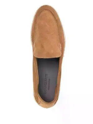 Corneliani Suede Loafers - Brown