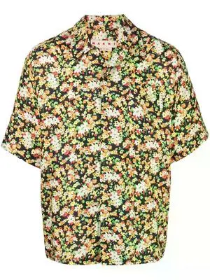 Marni Floral Short-sleeve Shirt
