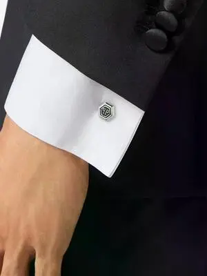 Philipp Plein Hexagon-pp Cufflinks - Silver