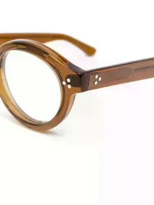 LESCA Round-frame Optical Glasses