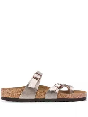 BIRKENSTOCK Mayari Birko-flor Sandals - Gold