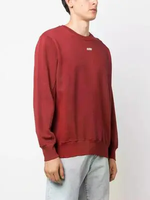 AUTRY Logo-embroidered Crew-neck Sweatshirt