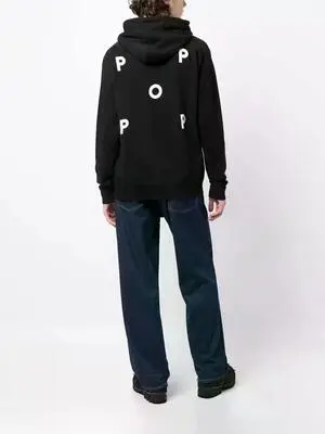 POP TRADING COMPANY Logo-print Drawstring Hoodie