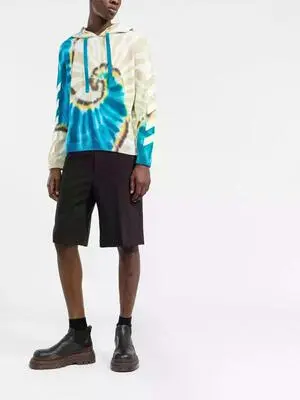 Off-White Arrows-motif Tie-dye Hoodie