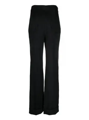 WEINSANTO Tie-fastening High-waisted Trousers