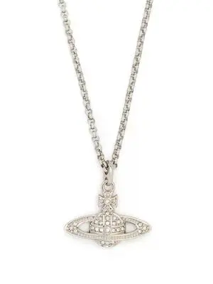 VIVIENNE WESTWOOD Mini Bas Relief Pendant Necklace - Silver