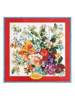 Dolce & Gabbana Silk Scarf - Red
