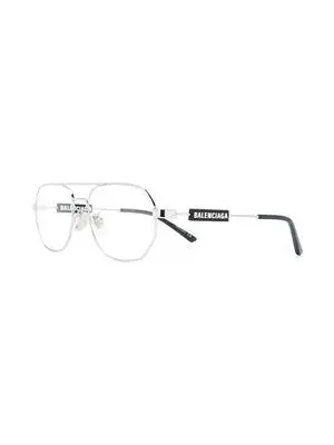 Balenciaga Logo Pilot Sunglasses