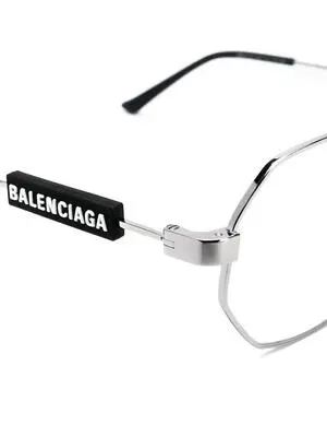 Balenciaga Logo Pilot Sunglasses
