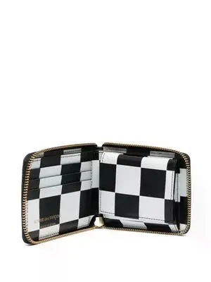 Comme Des Garçons Leather Zip-around Wallet - Black