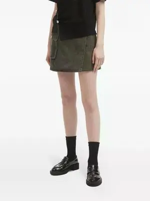 B+AB Distressed Panelled Shorts