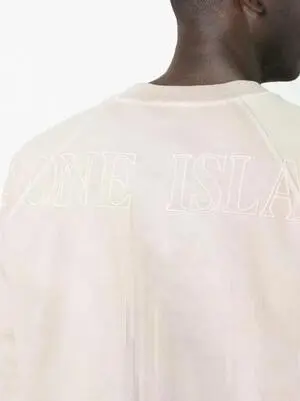 Stone Island Logo-embroidered Cotton Sweatshirt