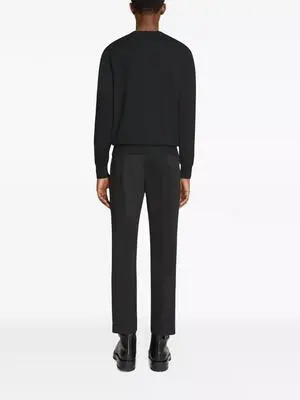 Dries Van Noten Merino Wool Crew Neck Sweater