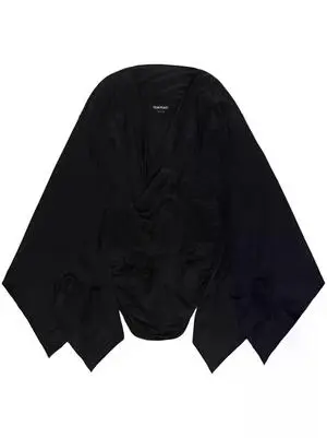 TOM FORD Drape-detail Long-sleeve Blouse