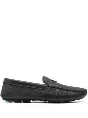 Prada Triangle Logo Loafers