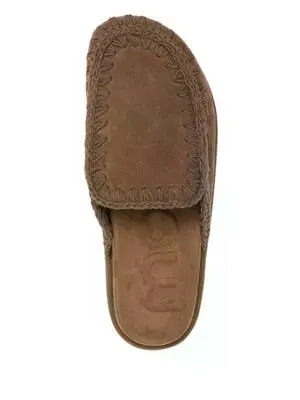 Mou Decorative-stitching Mules