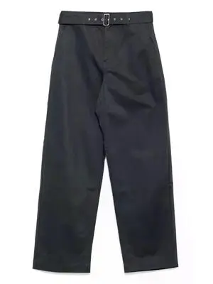Maison Kitsuné Belted Trousers - Grey